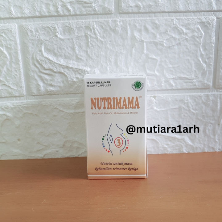 NUTRIMAMA 3 - BOTOL ISI 15 KAPSUL | Lazada Indonesia