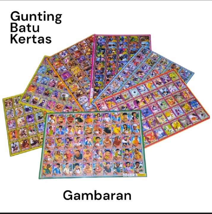 Mainan Gambaran Poster Isi 10 Lembar Mix Campur- Mainan Gambaran Gepok ...