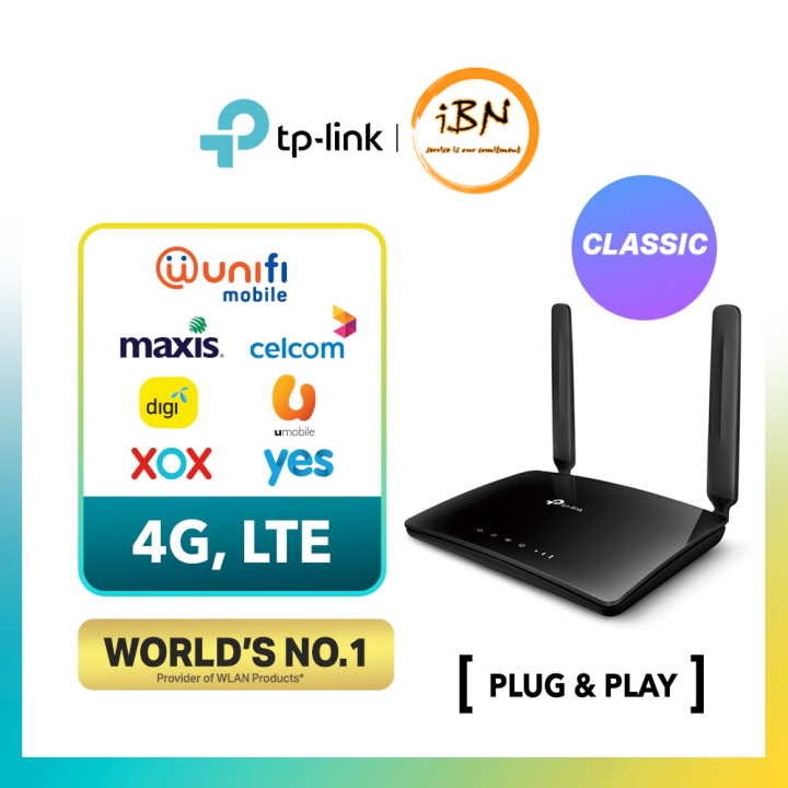 TP-Link 300Mbps 4G LTE Wireless Wifi Modem Router Direct Sim Card ...