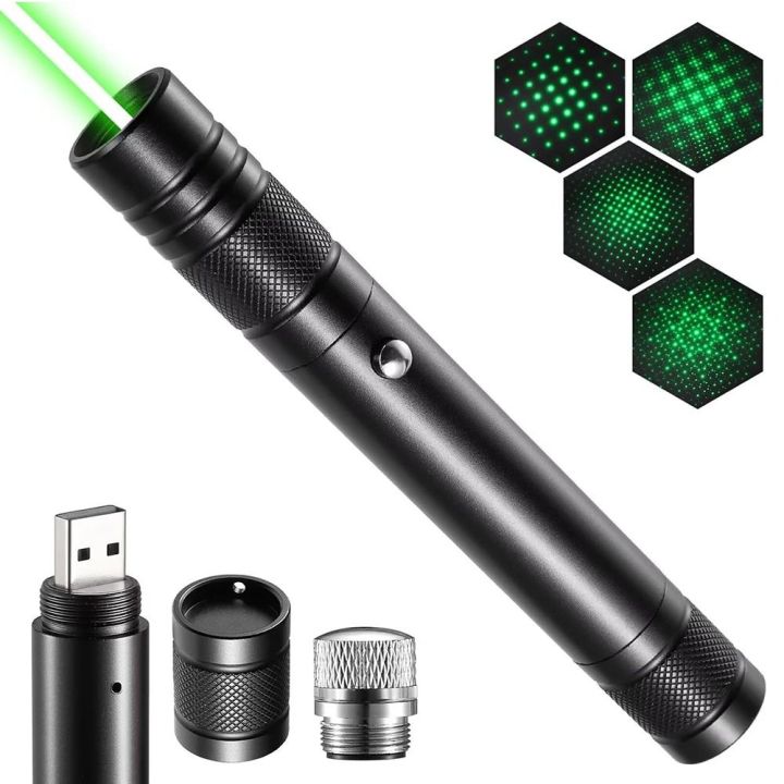 CABLEW High Power Red Green Pointer Long Range with Star Cap Indicator ...