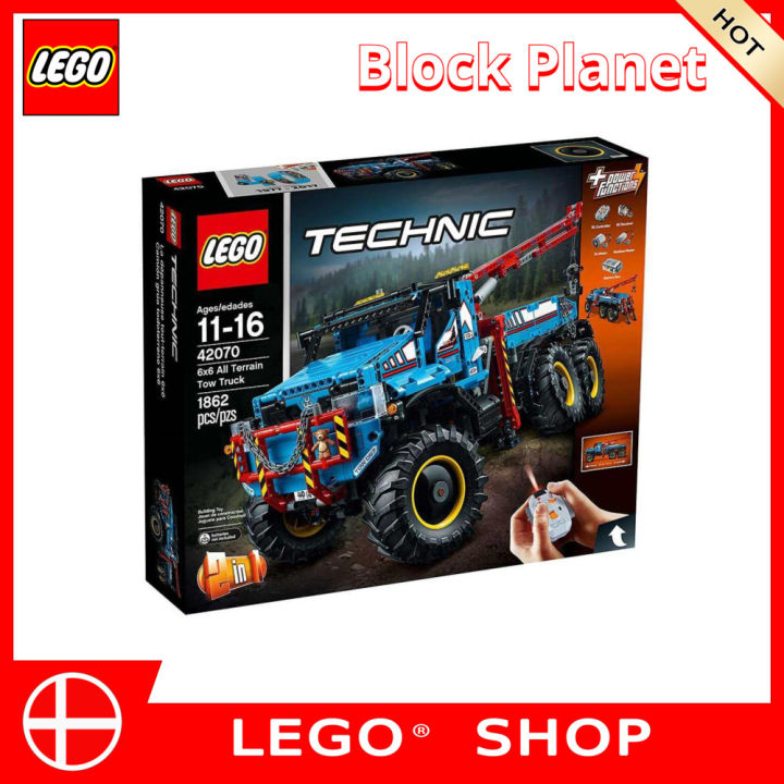 【Official】 LEGO 42070 Technic 6x6 All Terrain Tow Truck 1862pcs 11 ...