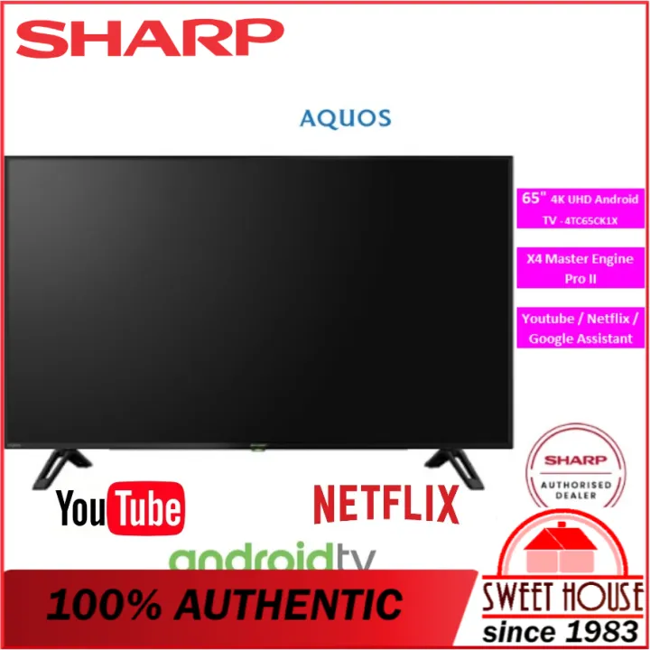 [EXPRESS DELIVERY MUAR & MELAKA ONLY] SHARP 65 INCH 4TC65CK1X 4K UHD TV ...