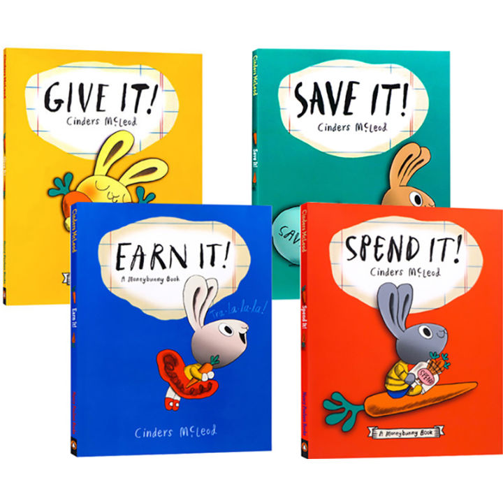Original books Bunny learn to spend money series money Bunny 4 volumes ...