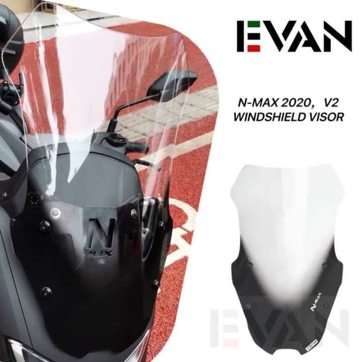 Evan.com Windshield Thickness Aerodynamic Design with Bolts for Yamaha ...