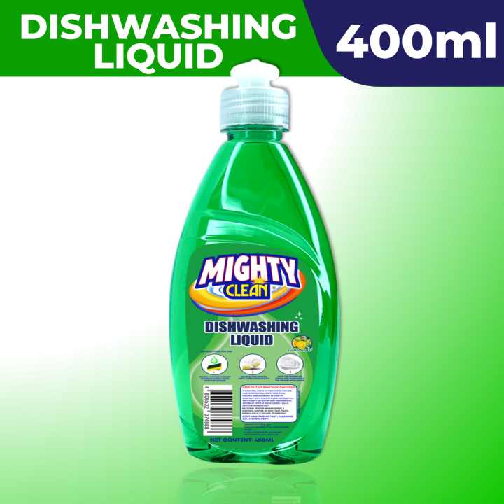 Mighty Clean Dishwashing Liquid Kalamansi Scent - DWL GREEN 400ml ...