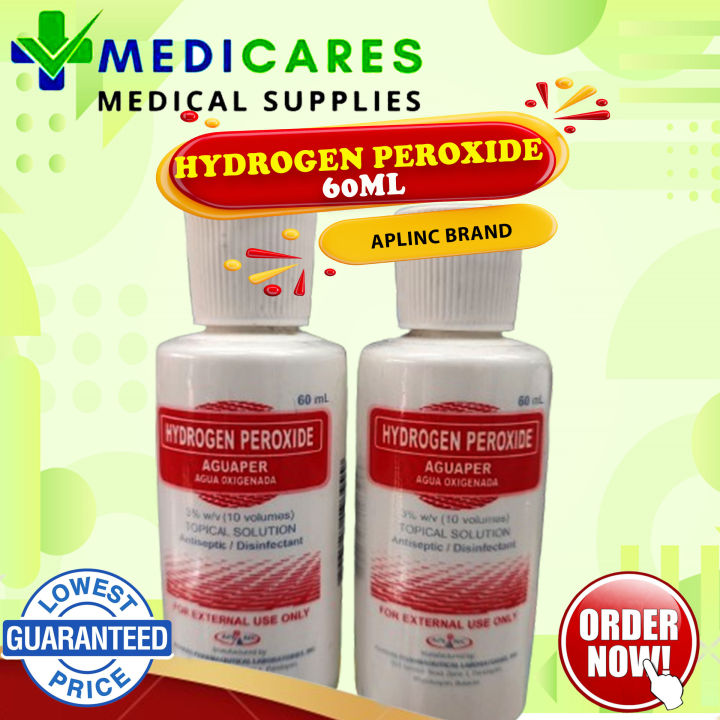 HYDROGEN PEROXIDE 60ML/120ML/500ML/1LITTER/GALLON | Lazada PH