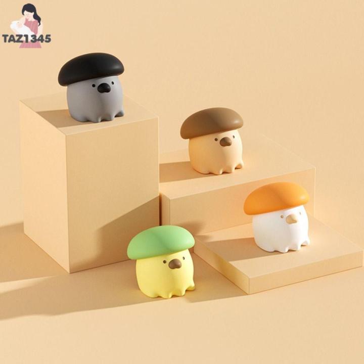 TAZ1345 Safety Cute Right Angle Protective Case Soft Mushroom Silicone ...