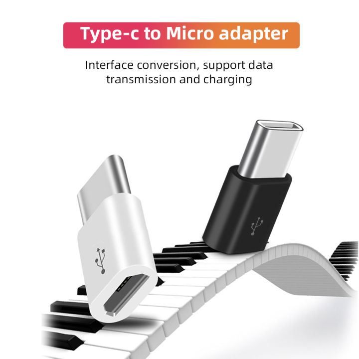 Type-c Male to Micro Female Cable Adapter Charger Plug Data Type-C to ...