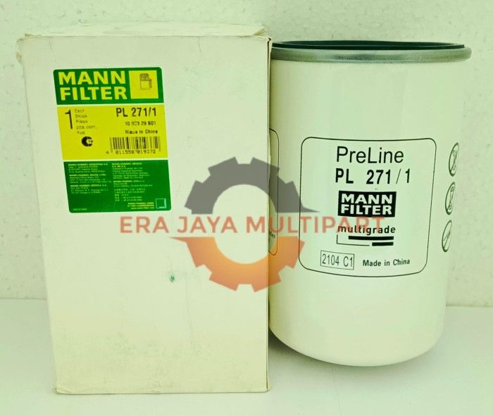 MANN FILTER PL 271/1 PL271/1 FUEL FILTER - GENUINE A3 TERJAMIN | Lazada ...