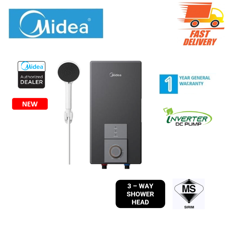 MIDEA WATER HEATER MWH-4501MMBPMY(C) (new) / MWH-38U3-SL / MWH-38P3 ...