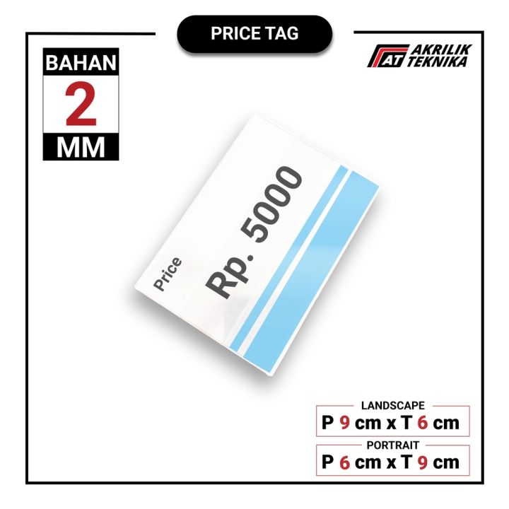 Price Tag Label Nama Harga Tempel Ukuran 6x9cm | Lazada Indonesia