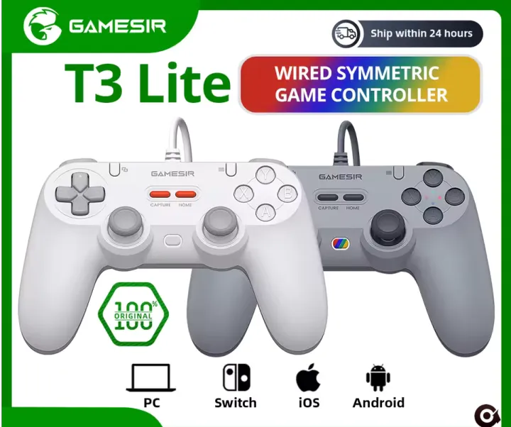 GameSir Tegenaria Lite T3 Lite Retro Style Wired Symmetric Game ...