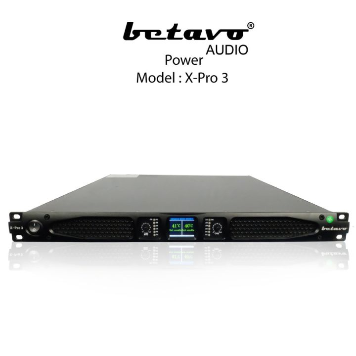 PROFEISONAL POWER AMPLIFIER BETAVO X PRO 3 / X PRO3 / XPRO3 2 CHANNEL ...