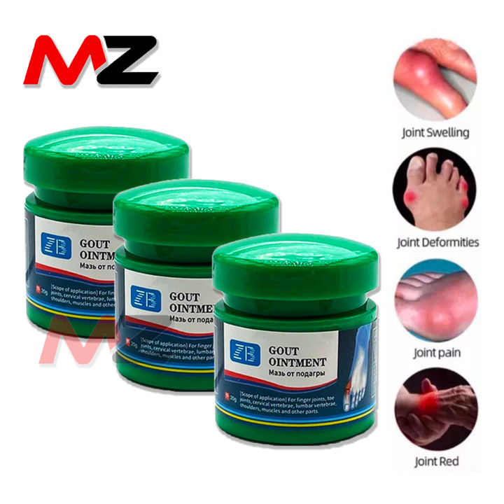 That Girl Set Of 3 Gout Ointment Hand Foot Thumb Arthritis Massage