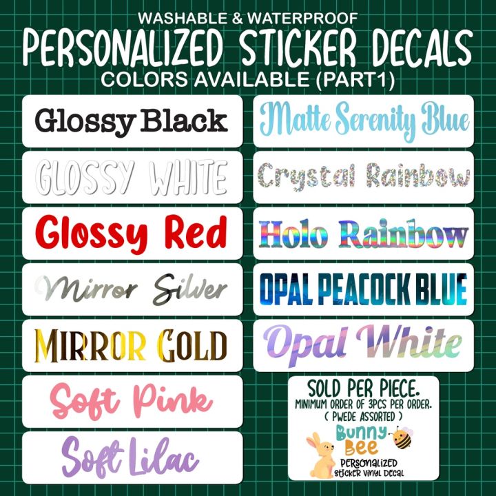 Fast send Cheapest Waterproof Custom Name Sticker Vinyl Decal ...