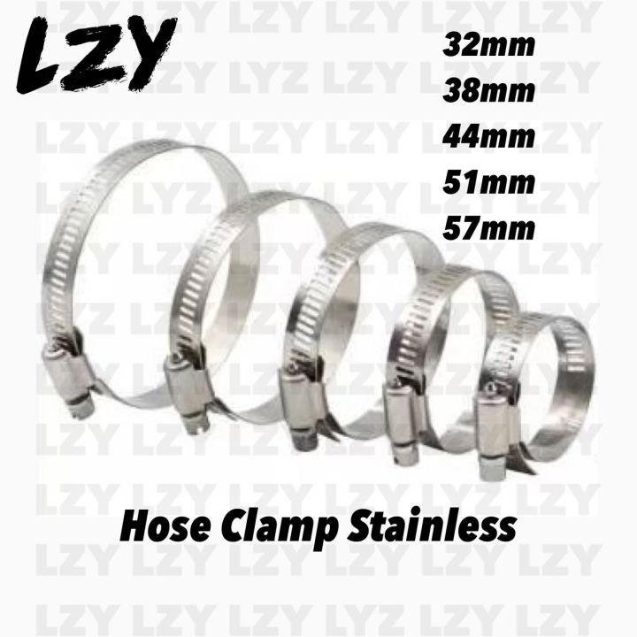 LZY 1PC Hose Clamp Steel Line Pipe Clip Pipe Clamp Tube Fastener ...