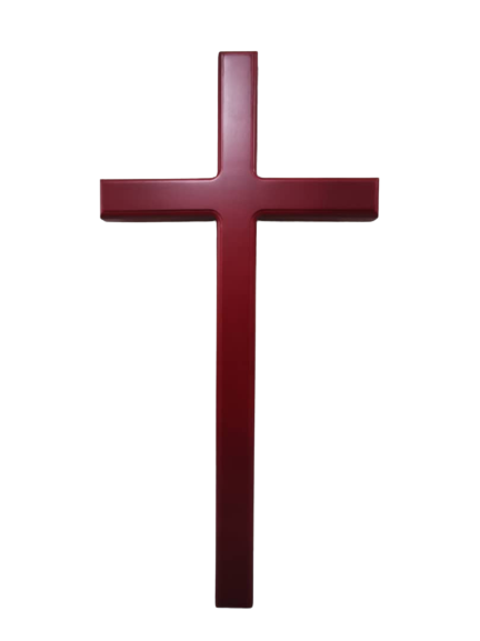 Solid Wooden Cross Beech Wood * 55cm Length * Hanging Cross * Christian ...