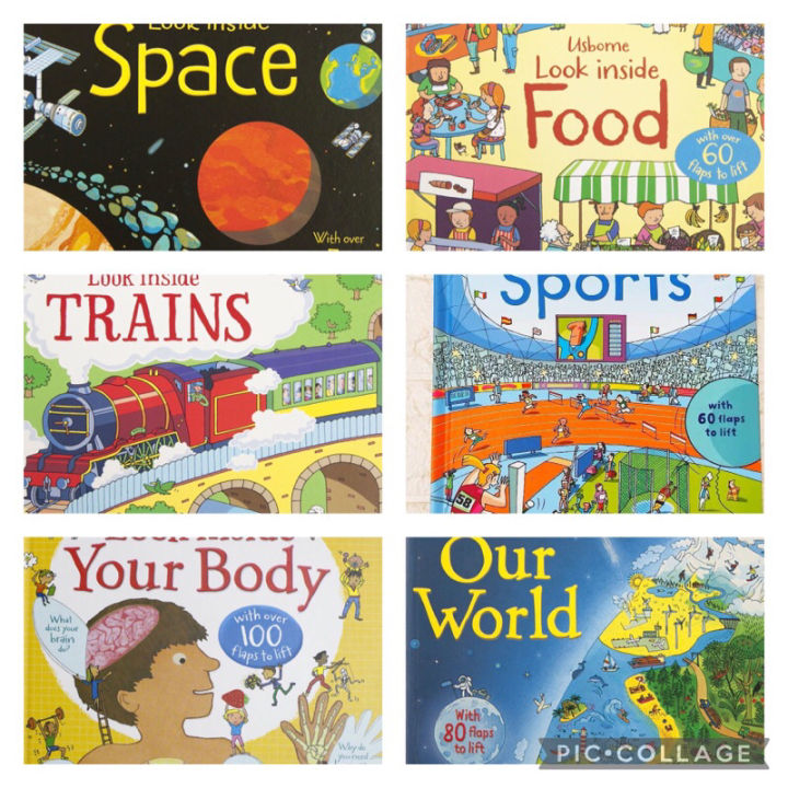 พร้อมส่ง 3D Usborne Look Inside Learning books หนังสือเด็กภาษาอังกฤษ ...