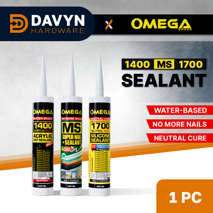 OMEGA Sealants | 1400 Acrylic Sealant | 1700 Silicone Sealant | MS ...
