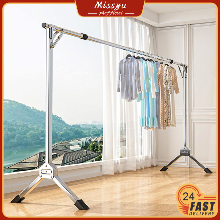 Sampayan Snless Clothes Rack Drying Rack Foldable Sampayan Indoor ...