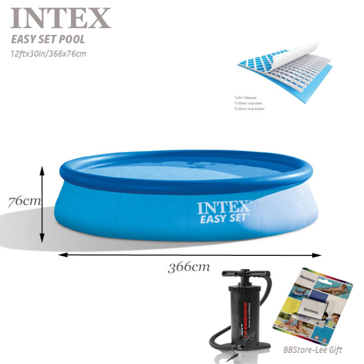 INTEX Easy Set Swimming Pools in 3 sizes*Pump to choose*Inflatable Pool ...