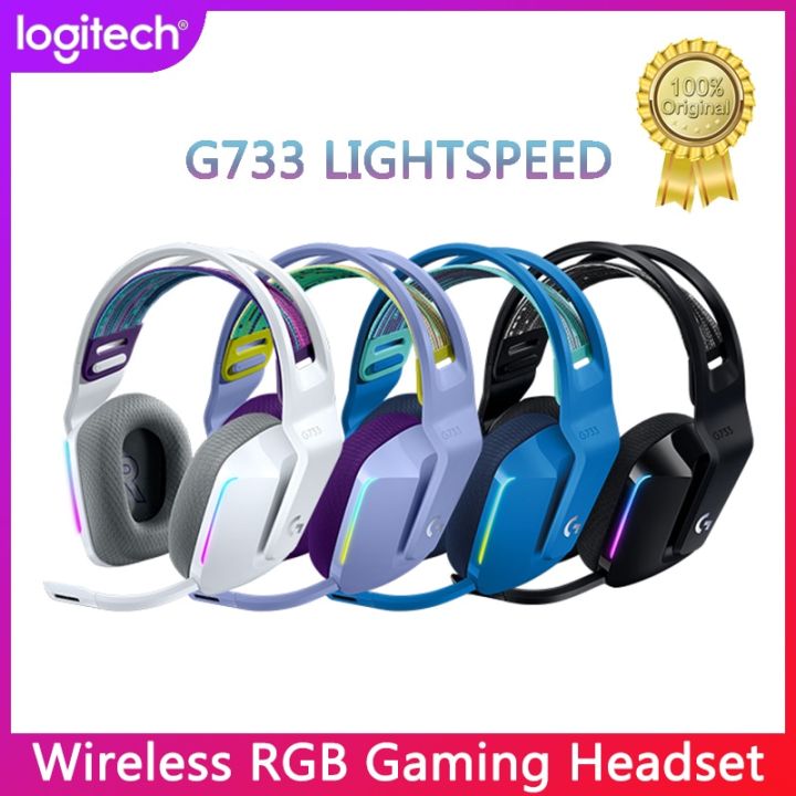 J28 Logitech G733 LIGHTSPEED Wireless RGB Gaming Headset PRO-G DTS ...