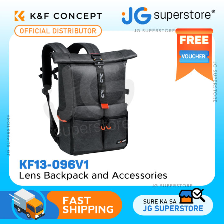K&F Concept Camera Waterproof Backpack Bag with Rain Cover for DSLR ...