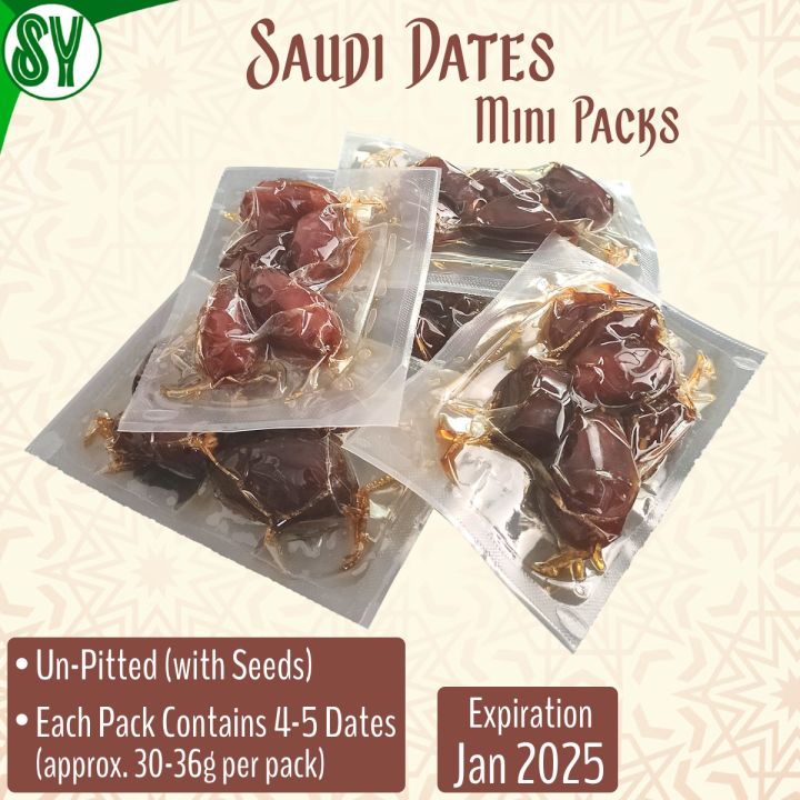 Saudi Dates Mini Packs for Giving and Sharing | Lazada PH