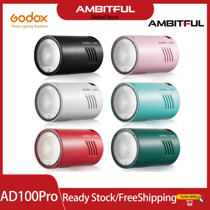 Godox AD100Pro AD100 PRO TTL HSS 100W Color Outdoor Flash Speedlight 2 ...