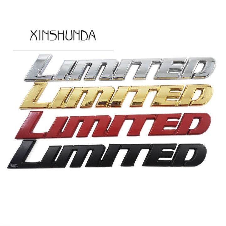 XSD 1 x Metal LIMITED Letter Logo Car Auto Rear Side Decorative Emblem ...