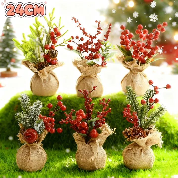 Mini Christmas Tree Christmas Tree Placed in The Desktop Christmas Gift ...