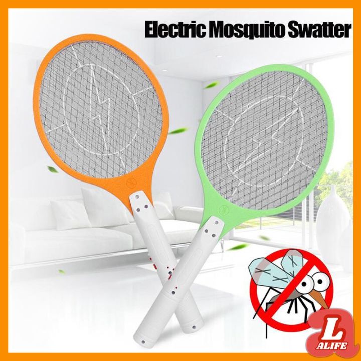 Rechargeable Electric Fly Mosquito Swatter Bug Zapper Racket Insects ...