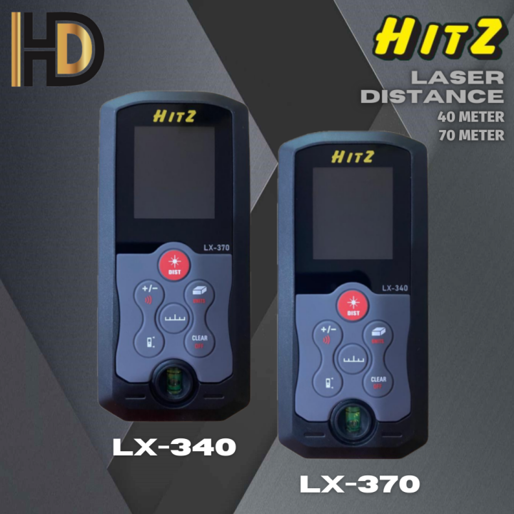 HITZ DIGITAL LASER DISTANCE METER 40M / 70M ( LX-340 & LX-370 ) | Lazada