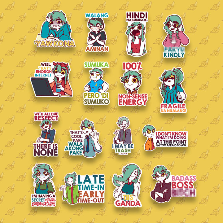 Hunghang Flashbacks Diecut Mood Stickers 2023 Collection 1 | Lazada PH