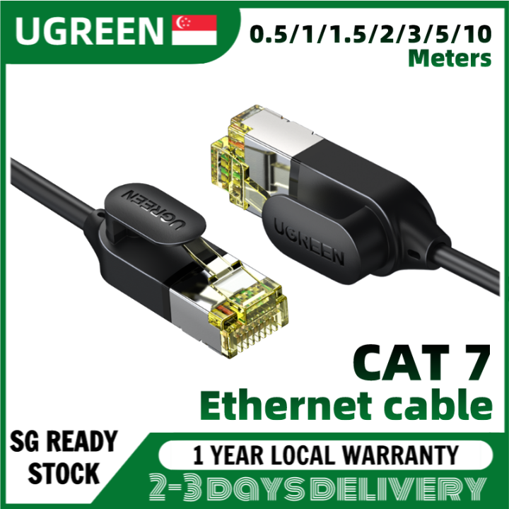 UGREEN CAT7 Ethernet Cable 10Gbps Ultra Slim Cable Ethernet Mini Slim 0 ...