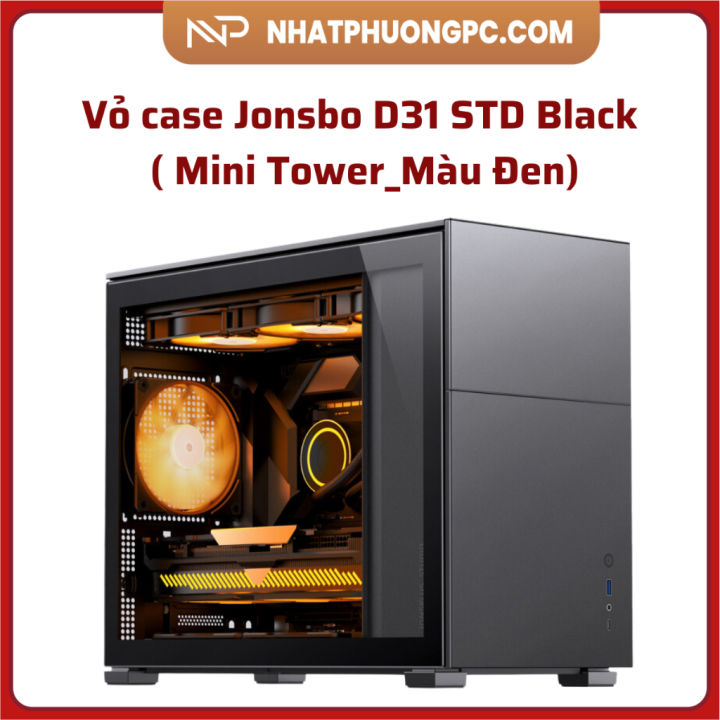 Vỏ case Jonsbo D31 STD Black ( Mini Tower_Màu Đen) | Lazada.vn