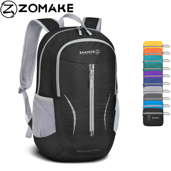 ZOMAKE 25L Foldable Waterproof Travel Ultra Light Backpack Portable ...
