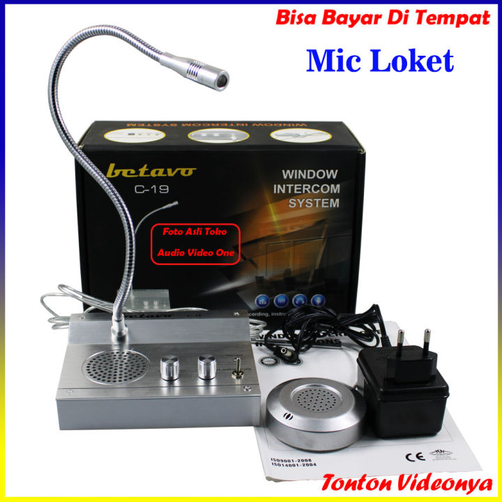 Mic Loket Microphone Intercom Betavo C19 Dan Spiker Internet Karaoke PC Instrument Recording ...