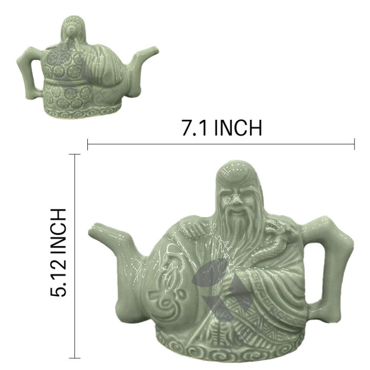 YMEEI Ceramics Chinese Assassin Teapot Handmade Drinking Container Tea ...