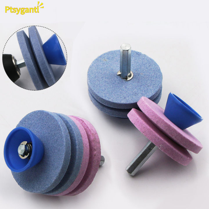 Ptsygantl Double-layer Blade Sharpener for Power Drill Hand Drill ...