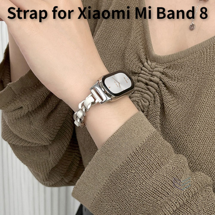 Strap for Xiaomi Mi Band 8 / Xiaomi Smart Band 9 Wrist Metal Bracelet ...