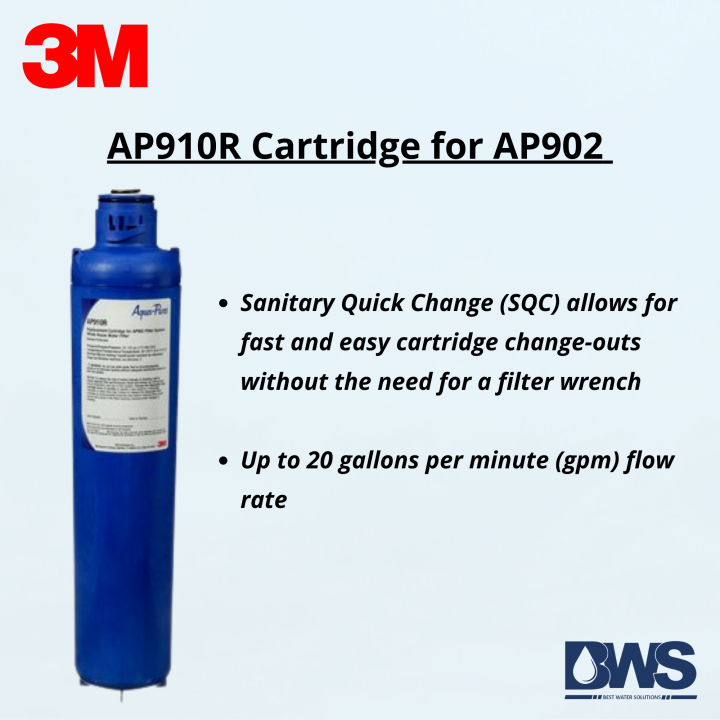 3M AP910R - 3M WATER FILTER CATRIDGE FOR AP902 | Lazada