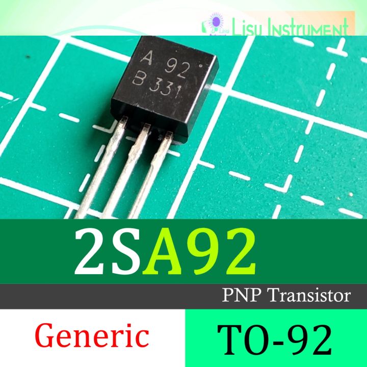 10 BUAH - A92 2SA92 PNP Bipolar Transistors BJT TO-92 - 10 BUAH ...