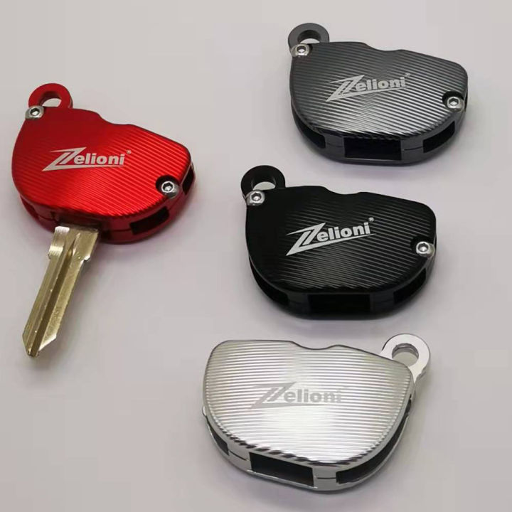 Zelioni z Motorcycle Uncut Blade Key chain Key Case For Vespa Piaggio ...