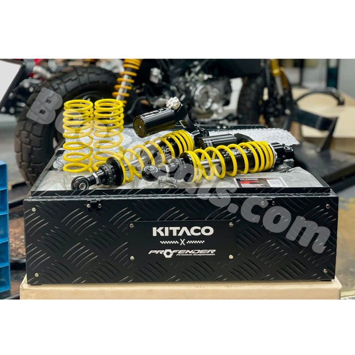 Kitaco x Profender ชุดโช๊คหลัง (เหลือง) โช๊คหลัง Honda Monkey 125 | Lazada.co.th
