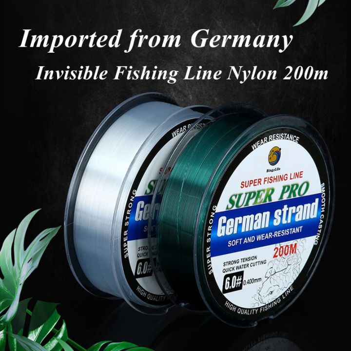 Bingolife Germany Imported Nylon String Fishing Line 200m Super Strong ...