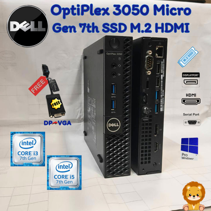 Dell Optiplex 3050 micro mini PC i5 i3 Gen 7th M.2 HDMI DDR4 ...
