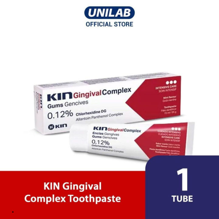 Unilab - KIN GINGIVAL COMPLEX TOOTHPASTE 75ML | Lazada PH