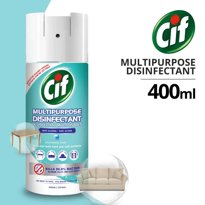 Cif Multipurpose Disinfectant Spray Ocean Breeze 400ml | Lazada Singapore