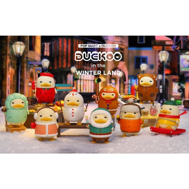 2023 new POP MART x DUCKOO - Duckoo in the Winter Land [Blind Box] | Lazada.co.th